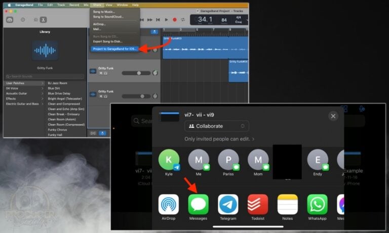 How to Share GarageBand Projects For macOS/iOS (EASY) – Producer Society
