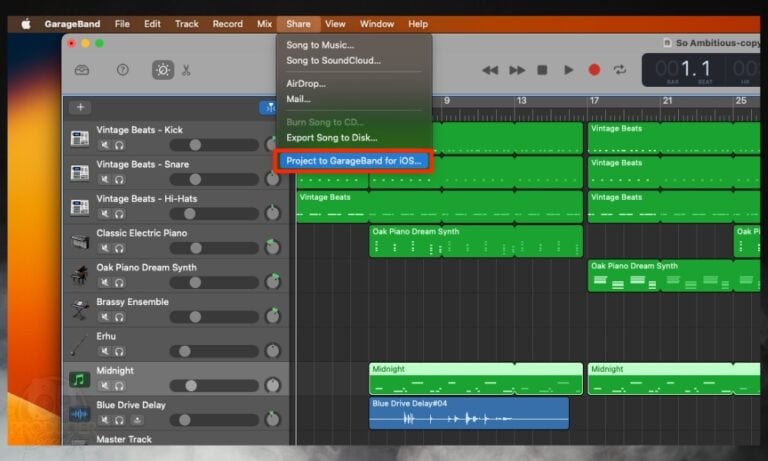 How to Share GarageBand Projects For macOS/iOS (EASY) – Producer Society