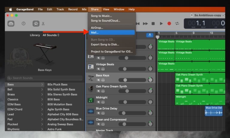 How to Share GarageBand Projects For macOS/iOS (EASY) – Producer Society