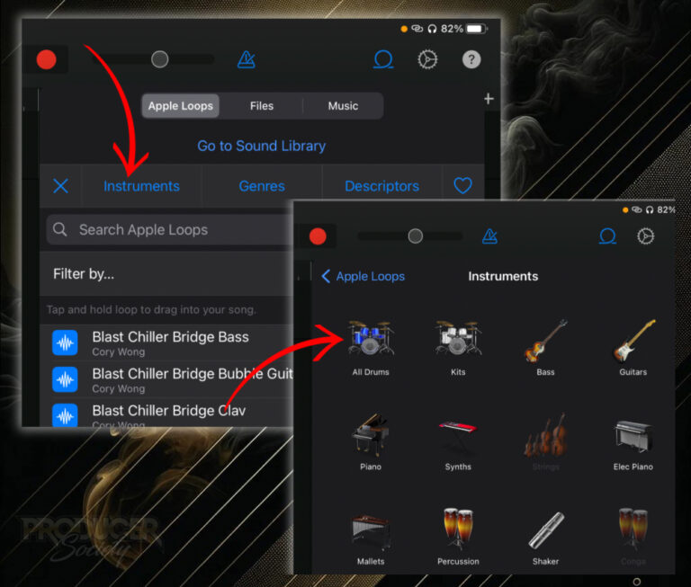 How to Navigate Apple Loops in GarageBand iOS (Filter By) – Producer ...