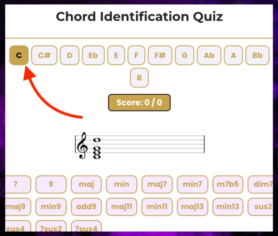 Chord Identification Quiz – Producer Society